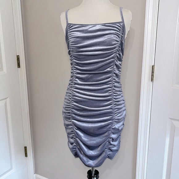 Forever 21 | Dresses | Euc Forever 2 Ruched Lilac Purple Mini Dress ...